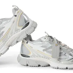 Off-White Be Right Back' Low Top Sneakers - Gray/silver