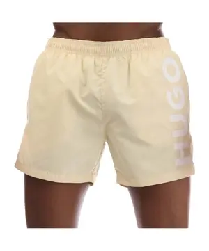 Hugo Boss Hugo Abas Logo Print Swim Shorts - No
