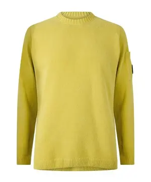 C.P. COMPANY Chenille Sweatshirt - Yellow