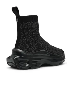 Steve Madden Jacquard Knit Sock-style Sneakers With Chunky Soles