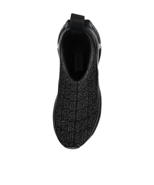 Steve Madden Jacquard Knit Sock-style Sneakers With Chunky Soles