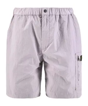 Barbour Logo-detail Shorts - Gray