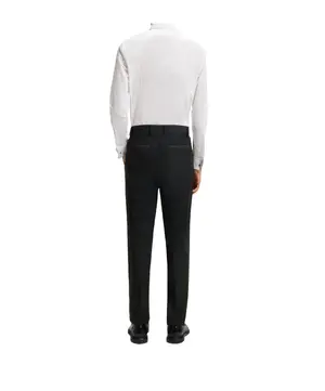 Hugo Boss Full-length Straight-leg Tailored Trousers
