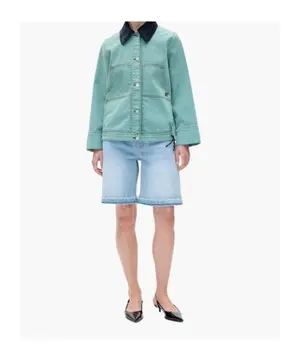 Baum Und Pferdgarten Collared Long Sleeve Casual Jacket