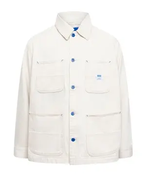 Hugo Boss Button-front Utility Overshirt - White