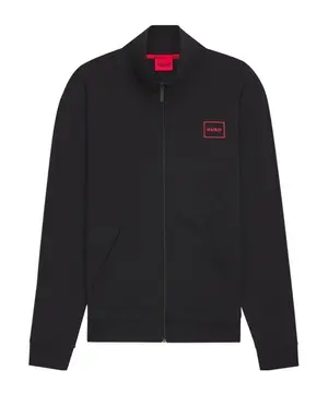 Hugo Boss Full-zip Sweat Jacket - Black