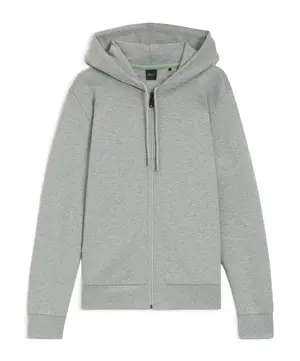 Hugo Boss Full-zip Hoodie - Gray