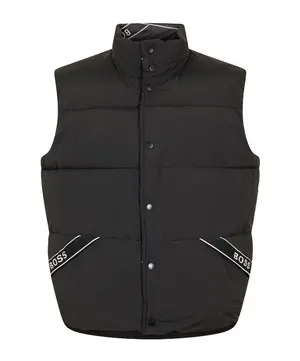 Hugo Boss Sleeveless Waistcoat - Black