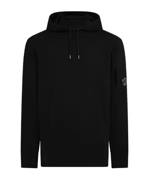 C.P. COMPANY Micro Lens Over-the-head Hoodie - Black