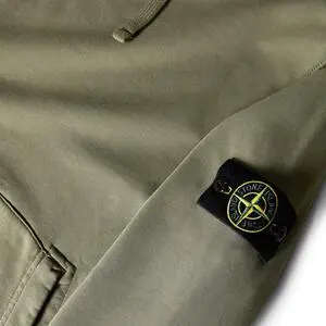 Stone Island Drawstring Hood Pullover Sweatshirt