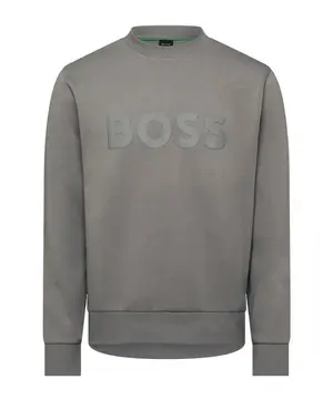 Hugo Boss Long-sleeve Sweat Top - Gray