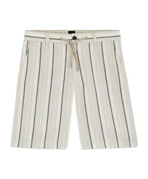 Hugo Boss Vertical Striped Shorts - White