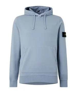 Stone Island Pullover Hooded Sweatshirt - Blue