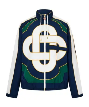 Casablanca Track Jacket With Color-block And Logo Detail