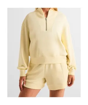 Varley Half-zip Sweatshirt - Nude