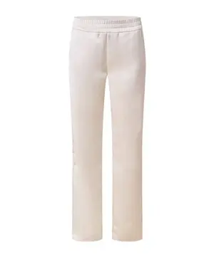 Off-White Straight-leg Sweatpants With Lace Detailing