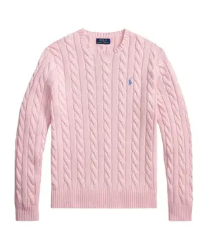 Polo Ralph Lauren Cable Knit Jumper - Pink