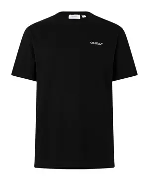 Off-White Short Sleeve Cotton T-shirt