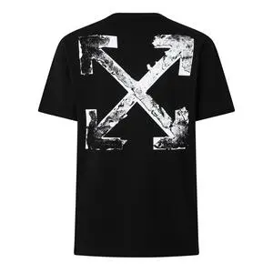Off-White Short Sleeve Cotton T-shirt