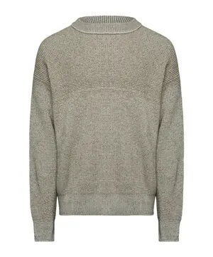 Hugo Boss Crew Neck Knit Sweater - Gray