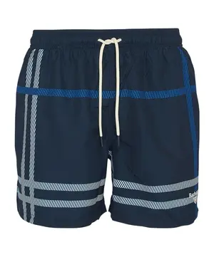 Barbour Logo Detail Swim Shorts - Navy
