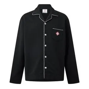 Casablanca Long-sleeve Button-up Shirt - Black