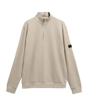 Barbour Quarter Zip Fleece - Nude