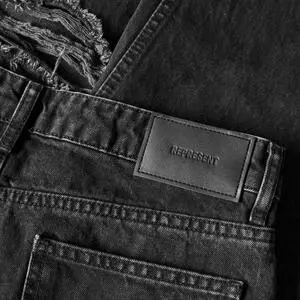 REPRESENT Solid Straight Leg Jeans