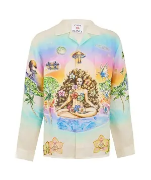 Casablanca Printed Long-sleeve Shirt - No