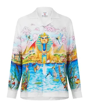 Casablanca Printed Shirt - White