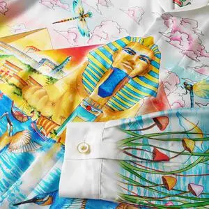 Casablanca Printed Shirt - White