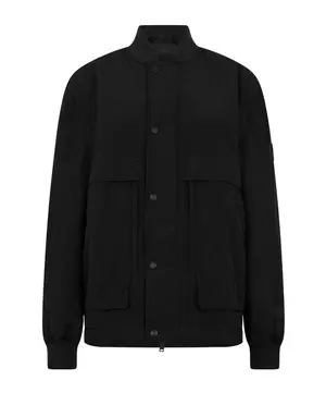 Hugo Boss Quilted Stand-collar Jacket - Black