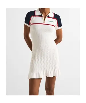 Casablanca Logo Detail Knit Dress