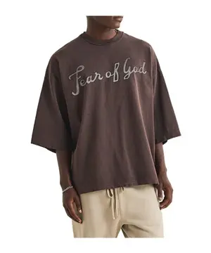 Fear Of God Oversized T-shirt - Black
