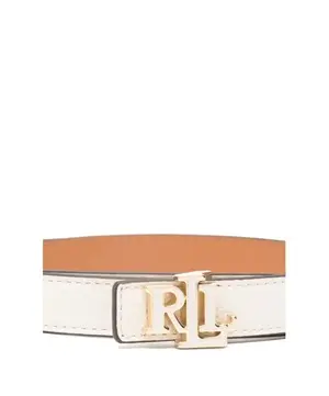 Ralph Lauren Logo Plaque Buckle Belt