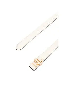 Ralph Lauren Logo Plaque Buckle Belt