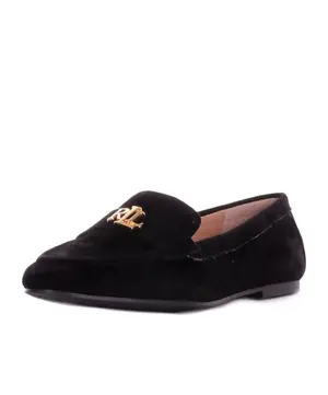 Ralph Lauren Logo Plaque Slip-on Loafers