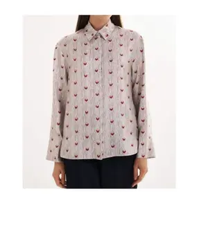 Max Mara Long-sleeve Printed Shirt