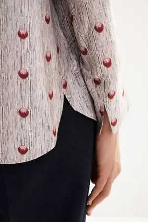 Max Mara Long-sleeve Printed Shirt