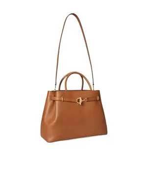 Ralph Lauren Toggle-fastening Leather Shoulder Bag