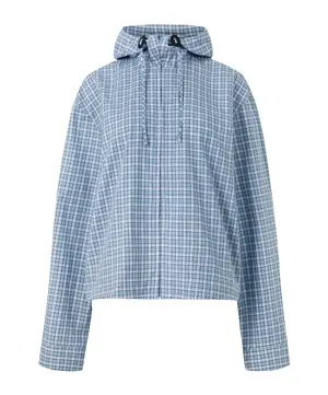 Acne Studios Lightweight Checked Windbreaker - Blue