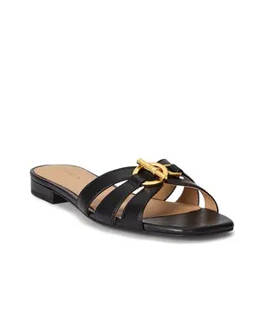 Ralph Lauren Buckle-strap Leather Sandals