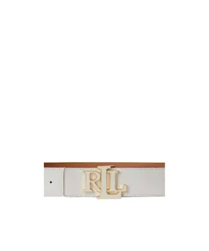 Ralph Lauren Logo Belt - White