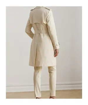 Ralph Lauren Double-breasted Belted Trench Coat