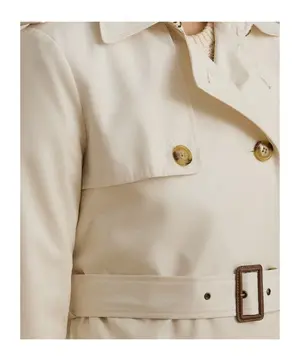 Ralph Lauren Double-breasted Belted Trench Coat