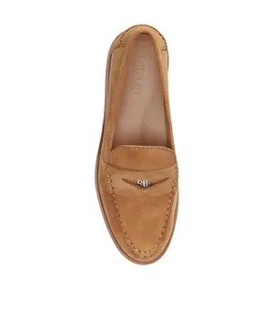 Ralph Lauren Round Toe Loafers With Metal Logo Detail