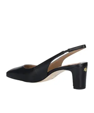 Ralph Lauren Slingback High Heel Sandals - Black