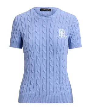 Ralph Lauren Cable Knit Intarsia Short Sleeve T-shirt
