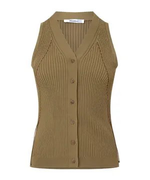 Max Mara Fiorire Knitted Vest