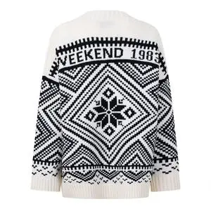Max Mara V-neck Jacquard Knit Cardigan